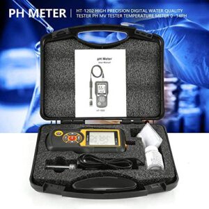 Tester HT-1202 Digital High Accuracy Water Quality Tester 0~14PH Temperature Tester for Water/Pool/Hydroponics