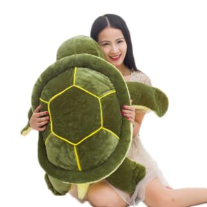 erdao sea turtle stuffed animal plush pillow,tortoise plush toys doll gifts for kids,girls, 23.6 inch