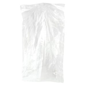 pack of 50 garment bag,transparent suit bag,clothing cover,gown and dress storage bag (60 × 90 cm)