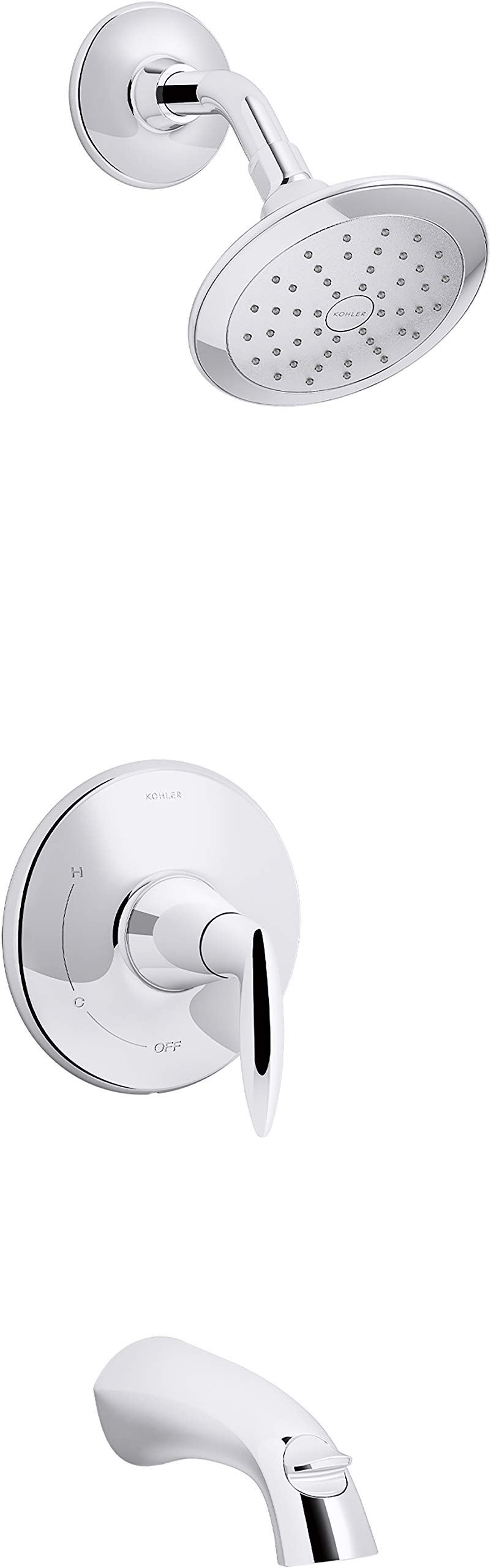 KOHLER Alteo Rite-temp Bath and Shower Trim with Lever Handle and 1.75 Gpm Showerhead