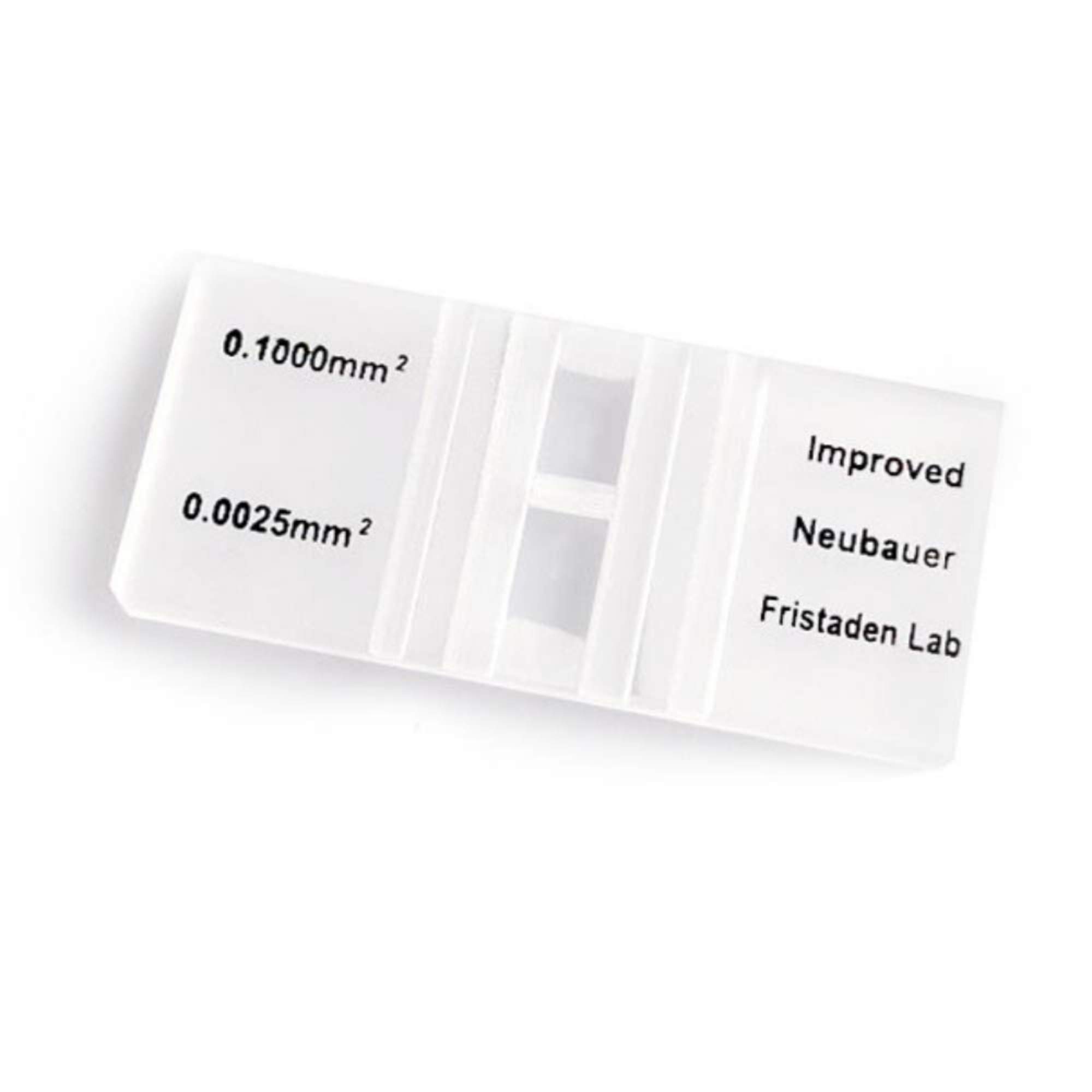 American Fristaden Lab Improved Neubauer Hemocytometer, Diamond Etched Blood Cell Counting Chamber, High-Light Transmission Glass with Hemocytometer Coverslips