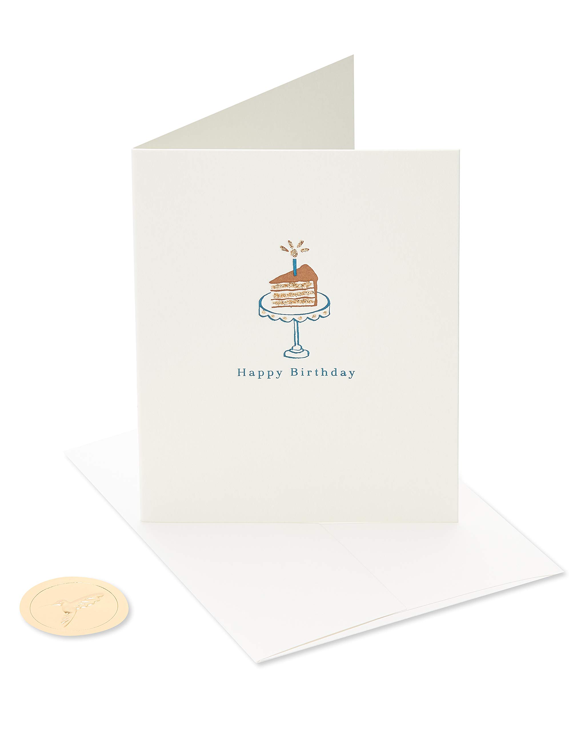 Papyrus Blank Birthday Card (Happy Birthday)