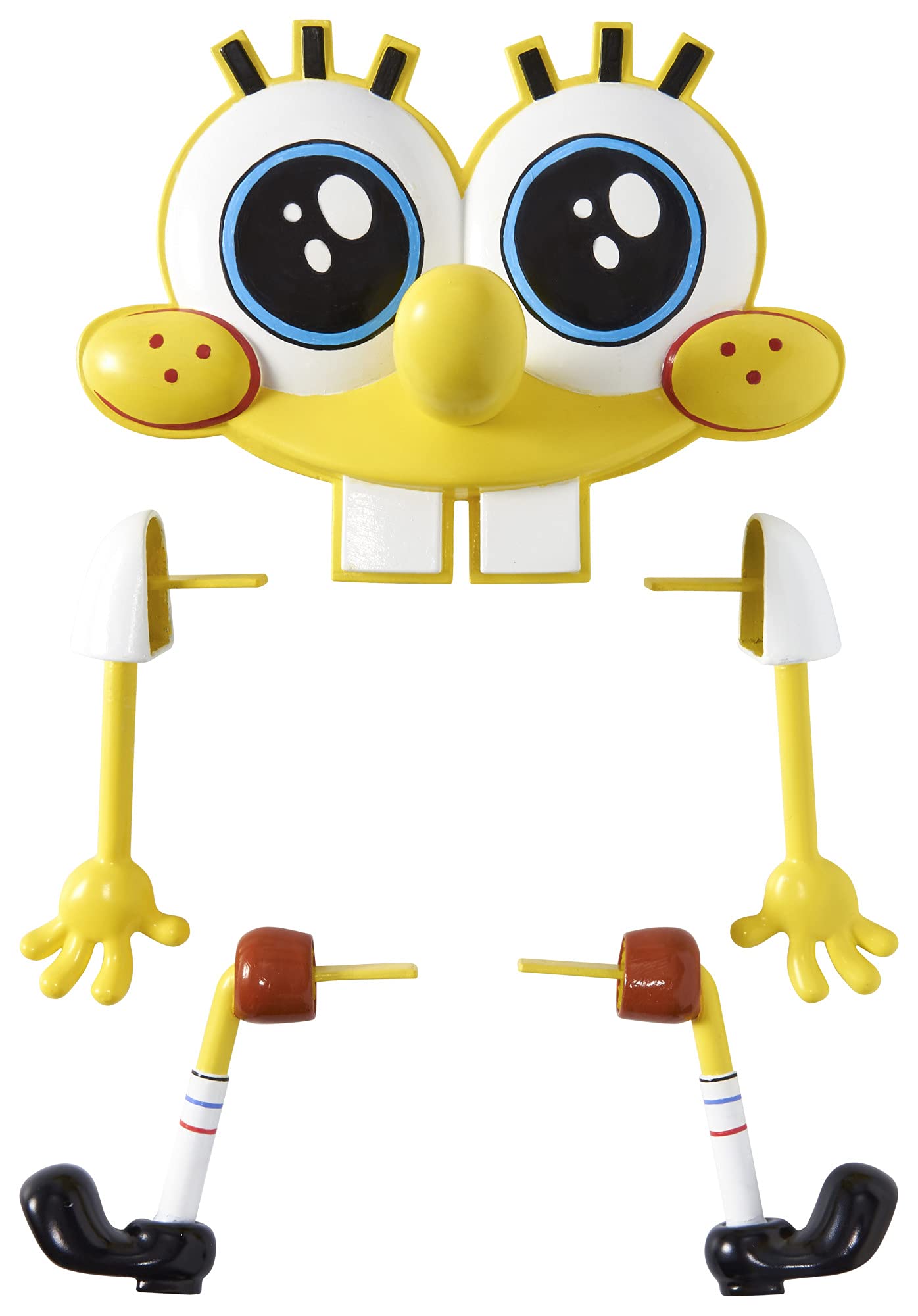 DecoSet® SpongeBob SquarePants™ Creations Cake Topper, 5-Piece Birthday Party Set with Eye-Popping Face and 2 Arms and 2 Legs