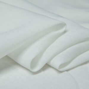 soild thin pure ramie fabric, 100% linen fabric for summer, sewing for shirt, dress, home decor, craft by the yard (#9 white color)