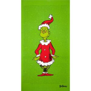 how the grinch stole christmas mr grinch green panel from dr seuss