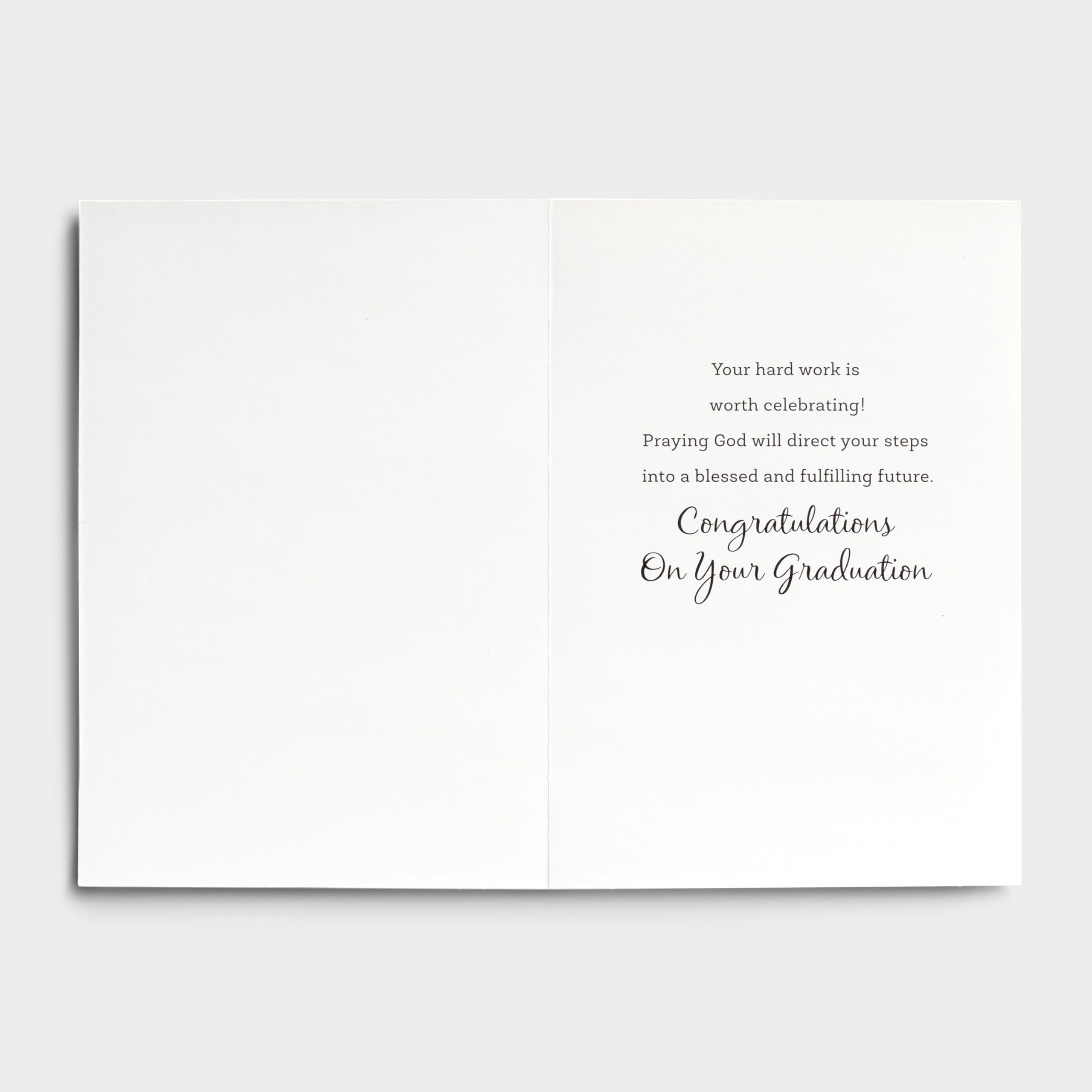 DaySpring - Paths Graduation - King James Version - 12 Boxed cards & Envelopes (4 Design Assortment with Scripture) - Graduate Your Future is as Bright as the Promises of God (J1336)