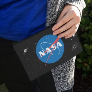 NASA Official Meatball Logo Pencil Pen Organizer Zipper Pouch Case