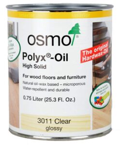 osmo polyx-oil, 3011 clear gloss - .750 liter