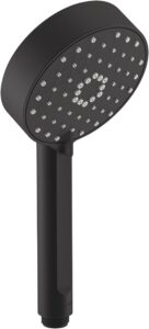 kohler 72415-g-bl awaken g110 three-function handshower, handheld showerhead with 3 spray settings, 1.75 gpm, matte black