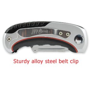 IVY Classic 11146 Hinge-Loc Folding Utility Knife with Blade Storage, 1/Card