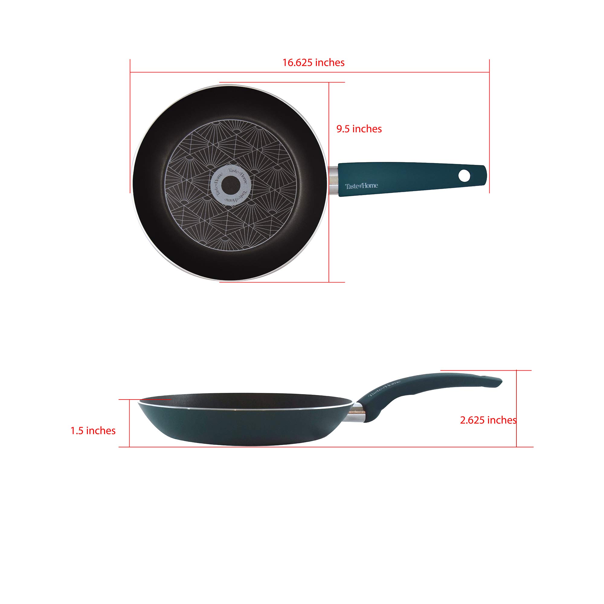 Range Kleen Taste of Home® 9.5-inch Non-Stick Aluminum Skillet