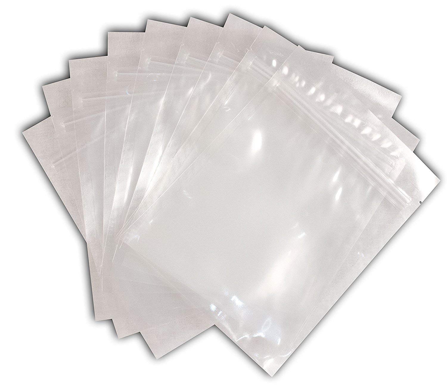 Vacuum Chamber Zipper Pouches - 4 Mil - 1000/CS - Bottom Fill with Hang-hole (8 x 12)