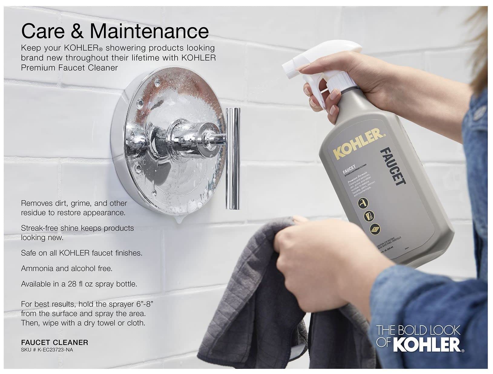 KOHLER Purist Rite-temp Bath and Shower Trim with Lever Handle and 1.75 Gpm Showerhead