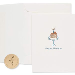 Papyrus Blank Birthday Card (Happy Birthday)