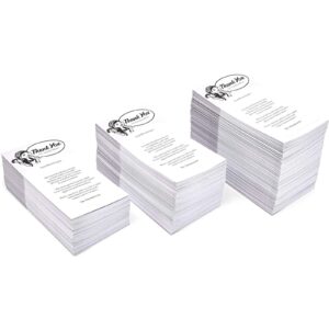 Juvale 500 Pack Housekeeping Tip Envelopes Bulk, Thank You Envelopes for Cash, Coins, Gratuity for Hotel (3.5x6.5 in)