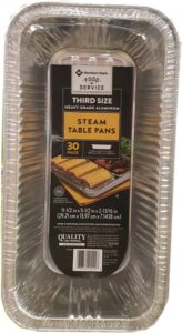 member's mark 1/3 steam pans, 30 count