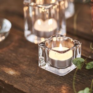 L'ner Tea Lights Candles - Pack of 200 White Unscented Candle Lights with 3.5 Hour Burning Time - Tea Candles for Wedding, Home, Parties, and Special Occasions