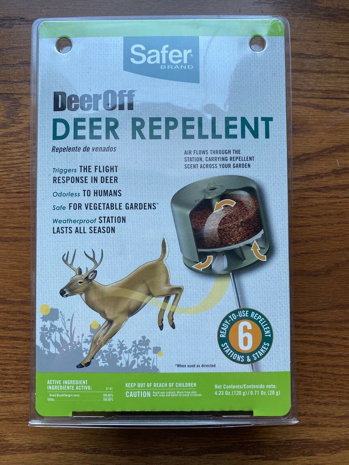 Safer Deer Off Repellent Station Stake For Deer 6 pk6