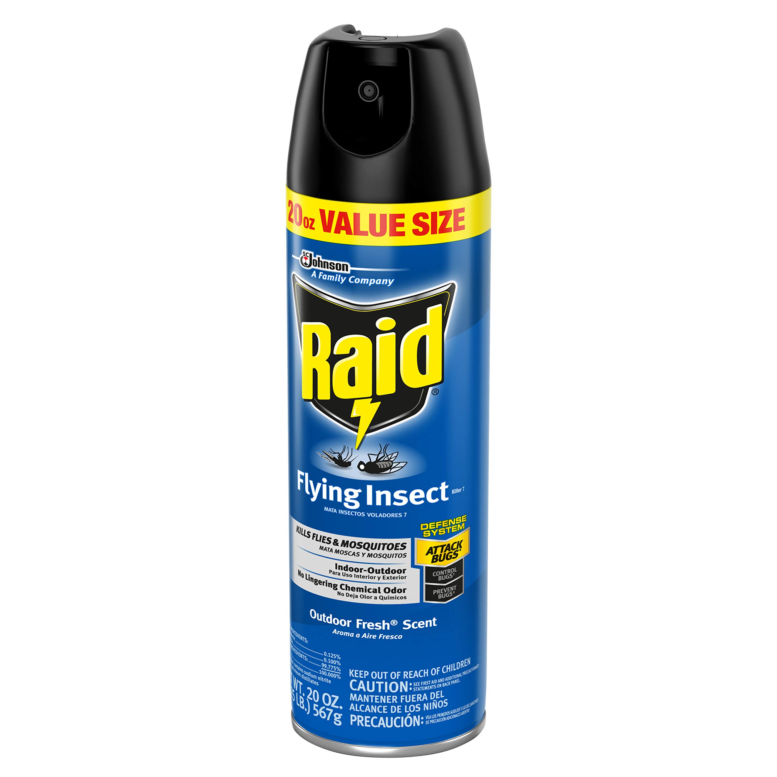 Raid Flying Insect Killer Lawn and Garden 20 Ounce (Pack of 2)