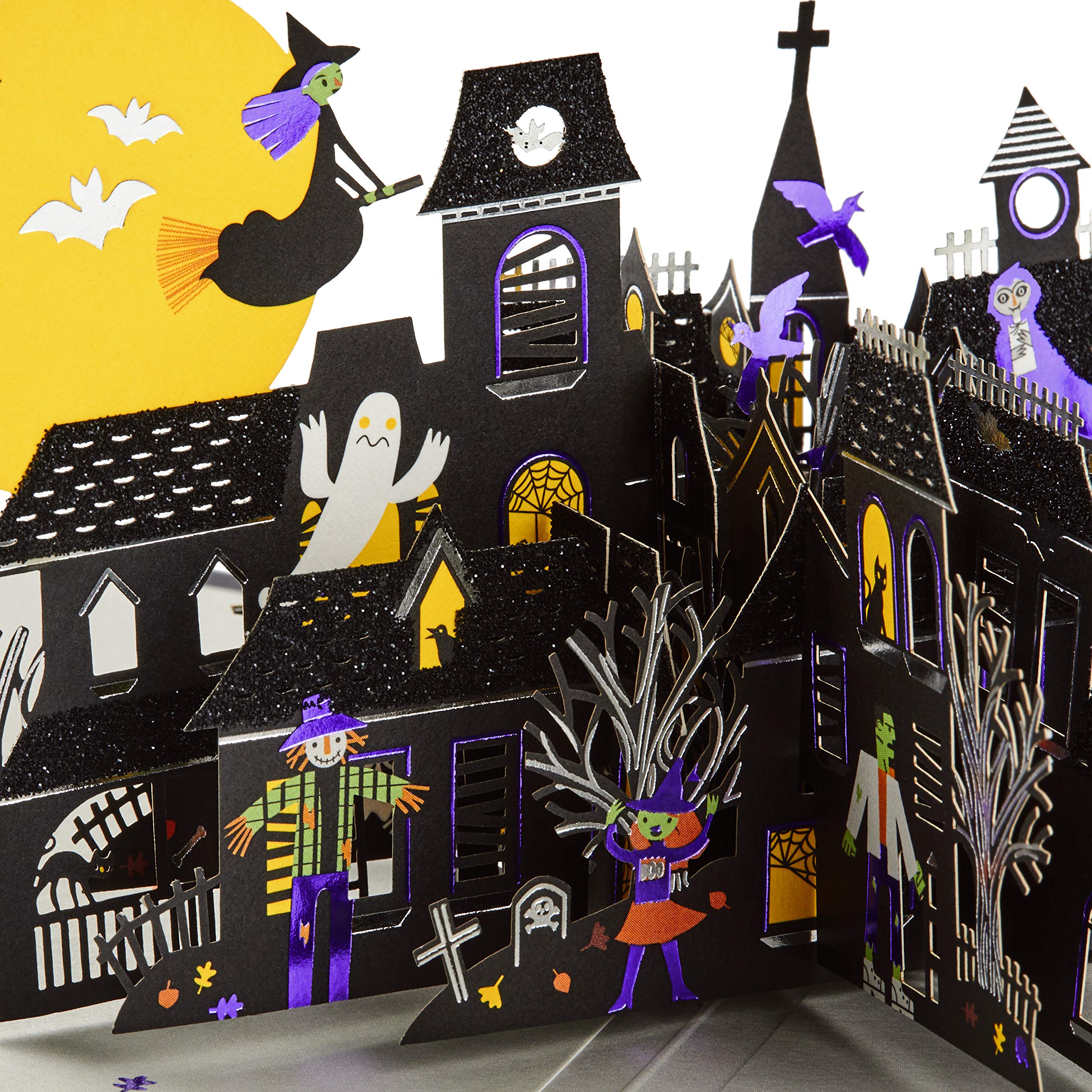 Hallmark Signature Paper Wonder Halloween Pop Up Card (Haunted House),1299HEH4007