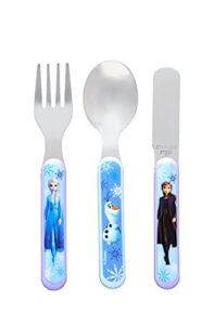 disney frozen ii childrens cutlery set, 3 piece