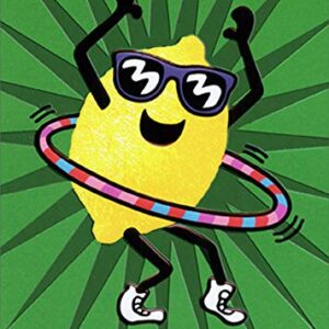 Avanti Lemon Hula Hoop Funny/Humorous A-Press Birthday Card