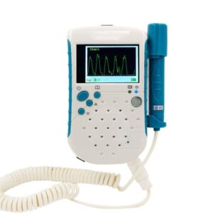 handheld blood flow rate detector blood flow velocity waveform doppler vascular color lcd display blood flow strength