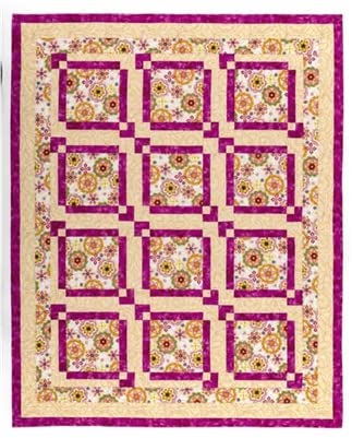 Fabric Cafe PDQ 3-Yard Quilts Bk, None Brown, 11 x 8.5 x 0.06