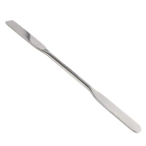 Scientific Labwares Stainless Steel Micro Lab Spatula with Square and Round Ends (9")