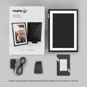 Nixplay WiFi 10.1" Touch Screen Digital Picture Frame I Easy Set Up I Share Photos and Videos Instantly via Email or App