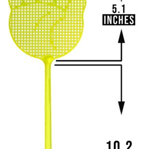 OFXDD Fly Swatter, Long Fly Swatter Pack, Fly Swatter Heavy Duty, Yellow Color Shape Palm (2 Pack)