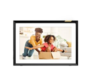 nixplay wifi 10.1" touch screen digital picture frame i easy set up i share photos and videos instantly via email or app