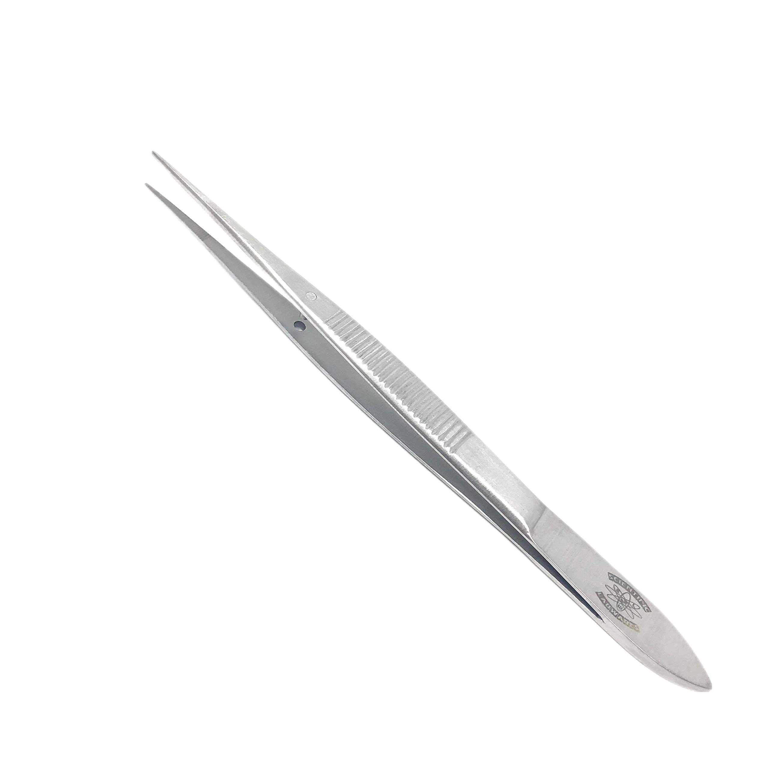 Scientific Labwares Fine Precision Stainless Steel Lab Tweezers/Forceps with Medium Tips