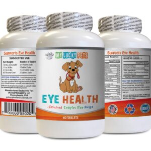 MY LUCKY PETS LLC Vision Bites for Dogs - Dog Eye Health - Advanced Formula - Benefits Vision - Immune Support - Dog Vitamin Soft chew - 1 Bottle (60 Treats)