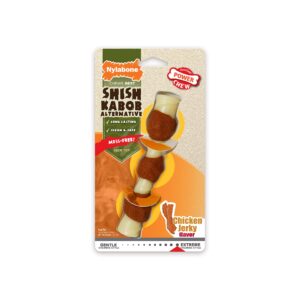 nylabone power chew shish kabob alternative nylon chew toy shish kabob chicken small/regular (1 count)