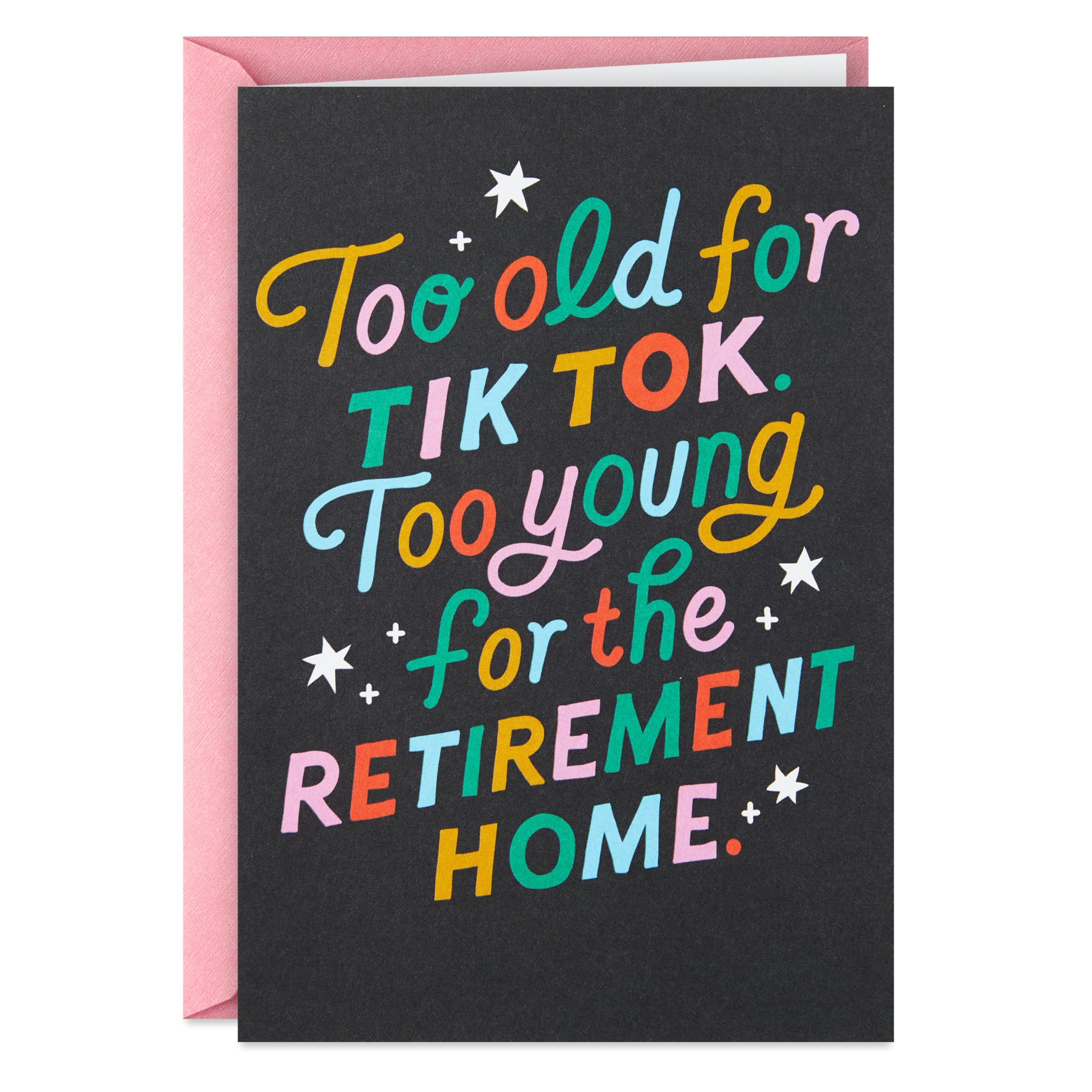 Hallmark Shoebox Funny Birthday Card (Too Old for TikTok)