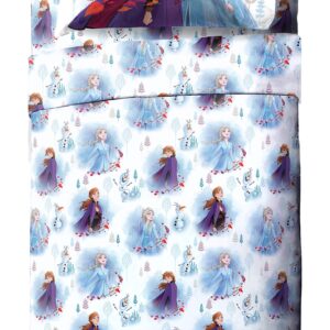 Jay Franco Disney Forest 4 Piece Full Sheet Set, Frozen 2 Spirit