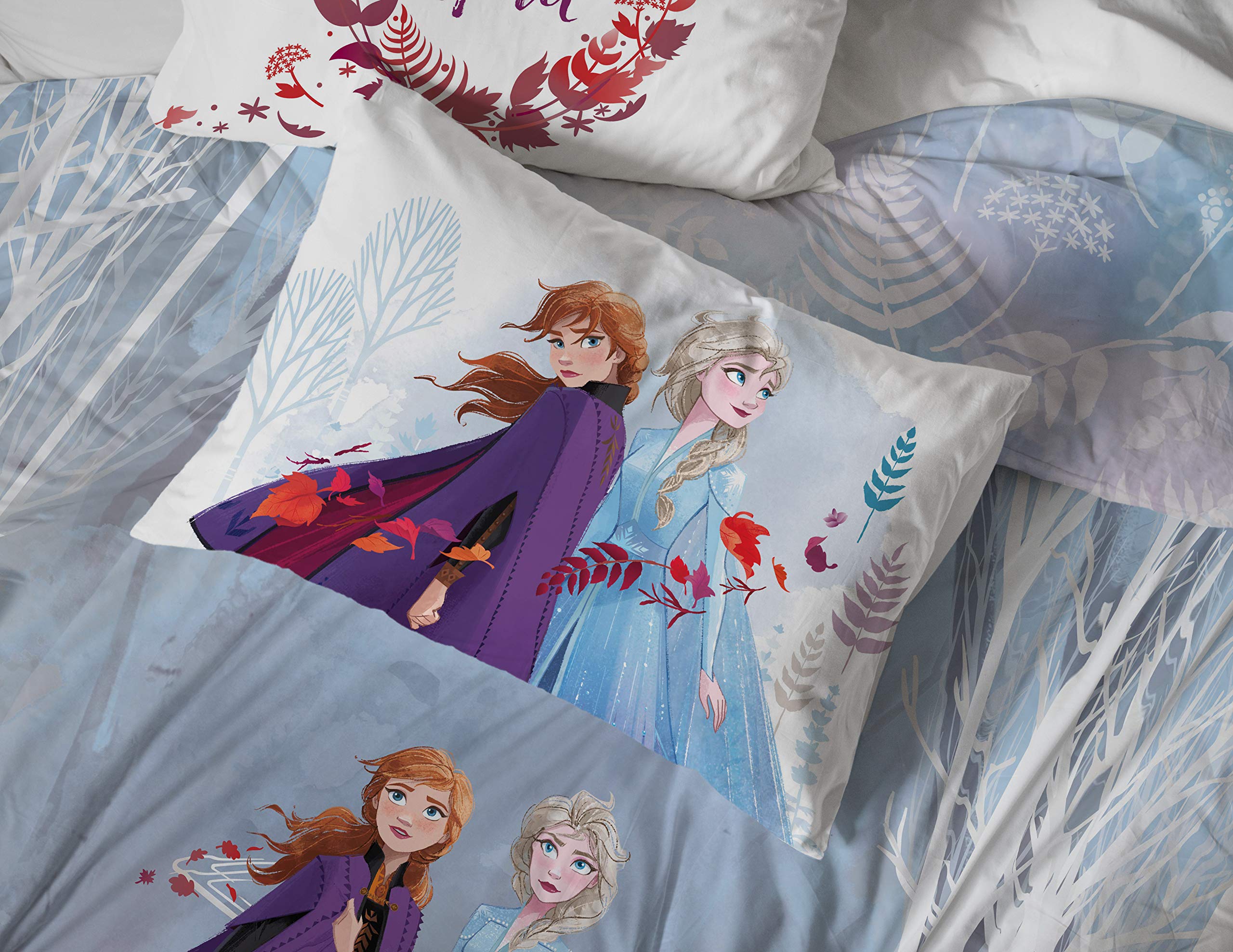 Jay Franco Disney Forest 4 Piece Full Sheet Set, Frozen 2 Spirit