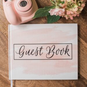 Paper 'n Such Wedding Guest Book – Guest Book Wedding Reception, Graduation, Baby Shower Polaroid Pictures Guest Book – GuestBook for Vacation Homes – Bridal Shower or Any Party