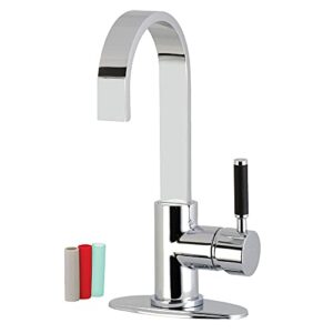 kingston brass ls8611dkl kaiser bar faucet, polished chrome