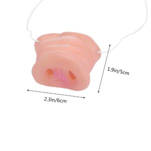 BinaryABC Halloween Pig Nose Hog Snout,Holloween Costume Party Props,3Pcs (5X6cm)