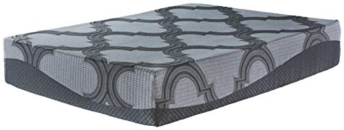 Signature Design by Ashley California King Size 12 Inch Hybrid Mattress with Cooling Gel Memory Foam and Lumbar Support Form