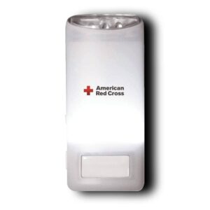 American Red Cross Eton Blackout Buddy Color Motion Activated Emergency LED Flashlight and Nightlight, White