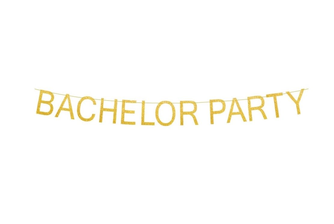 Brosash Bachelor Party Decorations, (Gold Bachelor Banner, Bachelor Sash, 16 Funny Party Balloons, and 8 Team Groom Button Pins) 26 Piece Set, Bachelorette Party Supplies Gifts…