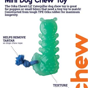 Petstages Orka Chewit Lil' Caterpillar Dog Chew Toy