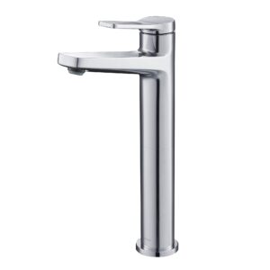 kraus indy single handle vessel bathroom faucet in chrome, kvf-1400ch