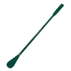 A2Z-PTSQSP9 PTFE Stainless Steel Double Ended Micro Lab Spatula, Square & Flat Spoon End, 9" Length