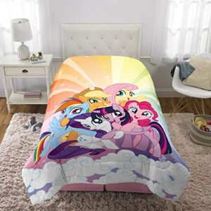 Franco Kids Bedding Super Soft Reversible Comforter, Twin/Full, My Little Pony