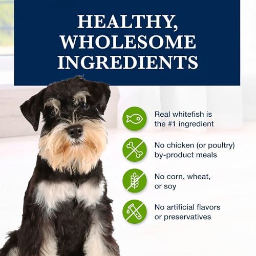 Blue Buffalo Natural Veterinary Diet GI Gastrointestinal Support Low Fat Dry Dog Food, Veterinarian Prescription Required, Whitefish, 6-lb. Bag