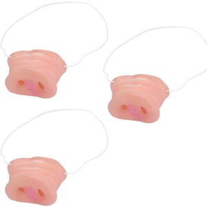 binaryabc halloween pig nose hog snout,holloween costume party props,3pcs (5x6cm)